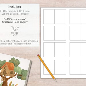Picture Book Planning Template for Writers | Children's Book Map ...