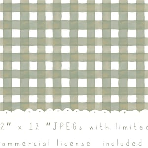 Sage Green Gingham Seamless Pattern Seamless File Repeat Checked ...