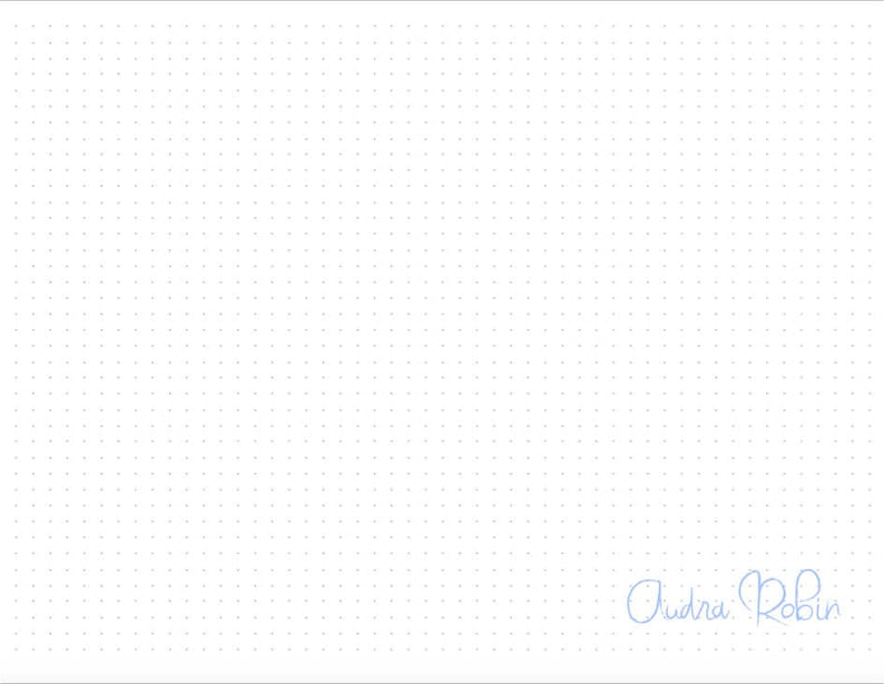 Dot Grid Paper | Bullet Journal Pages | Printable Dot Grid | Printable ...