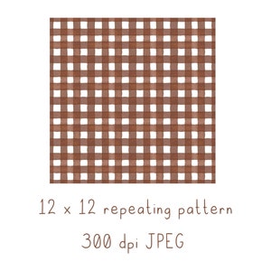 Burnt Orange Gingham Seamless Pattern Seamless File Repeat Checked ...