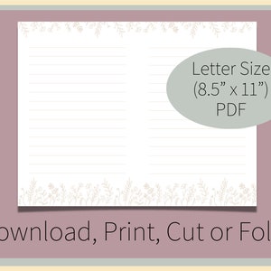 Lined Paper Digital Bundle Lined Paper Printable Lined Pages Download ...