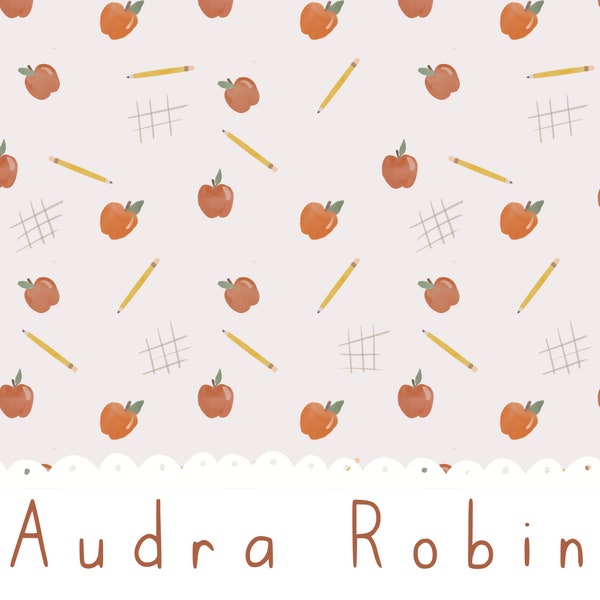 Apple Pattern - Etsy