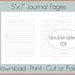 Lined Paper Digital Bundle Lined Paper Printable Lined Pages Download ...