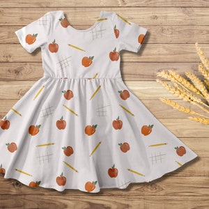 Back to School Seamless Digital File Fabric Apples Pattern Download ...