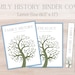 Family History Binder Cover | Genealogy Cover | Printable Cover Sheet ...