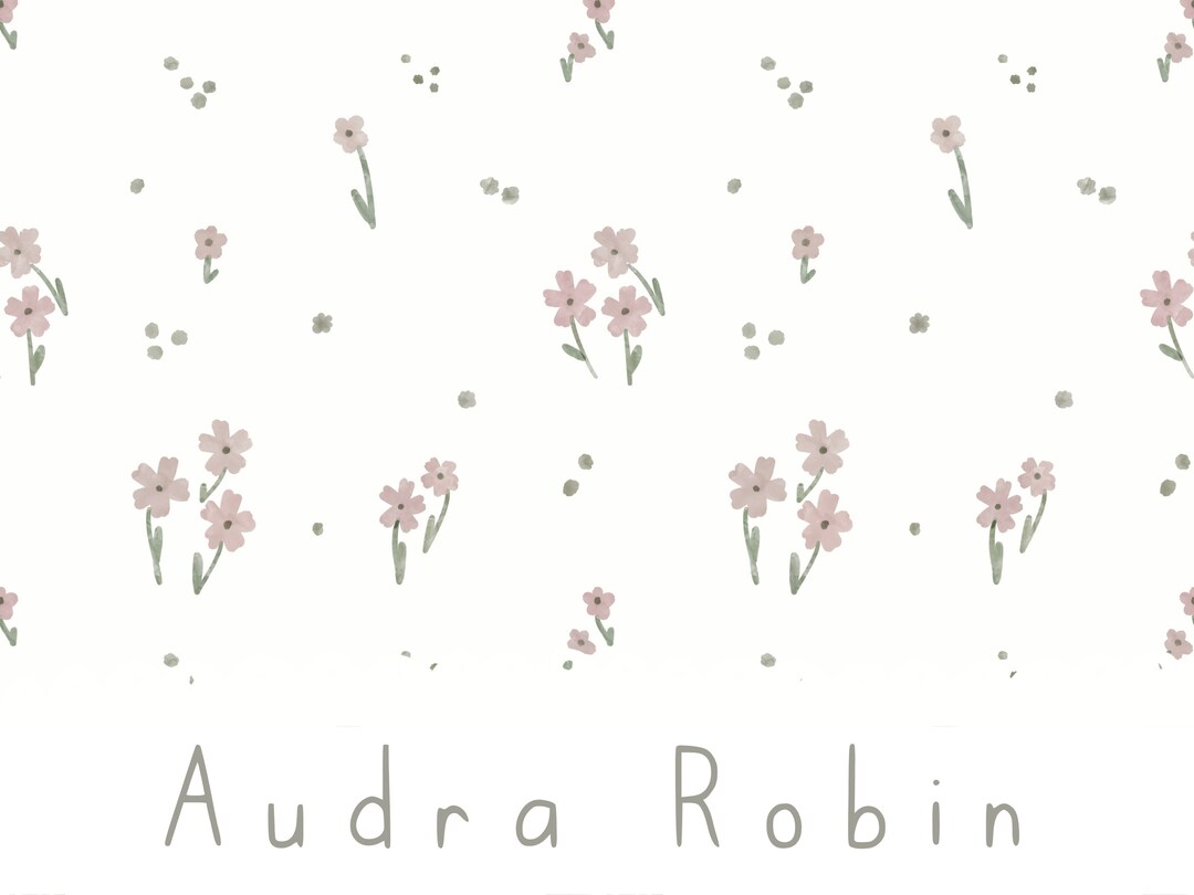 Pink Flower Seamless Digital File Fabric Floral Pattern Download ...