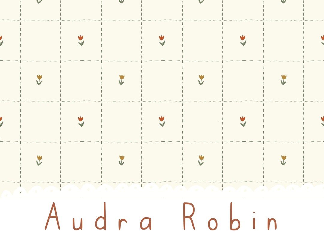 Country Seamless Digital File Fabric Floral Pattern Download Stitching ...