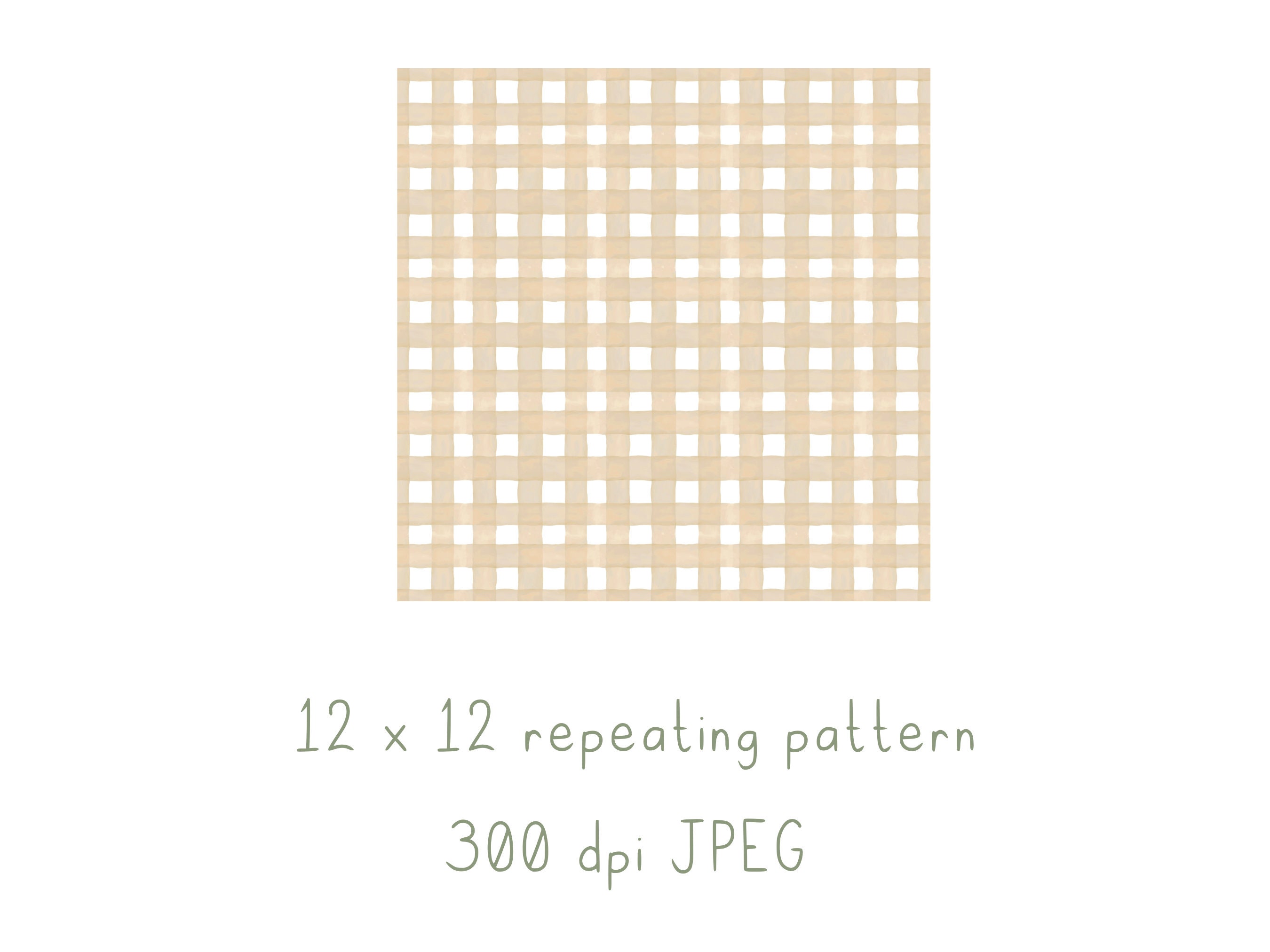 Light Tan Beige Neutral Gingham Seamless Pattern Seamless File Repeat ...