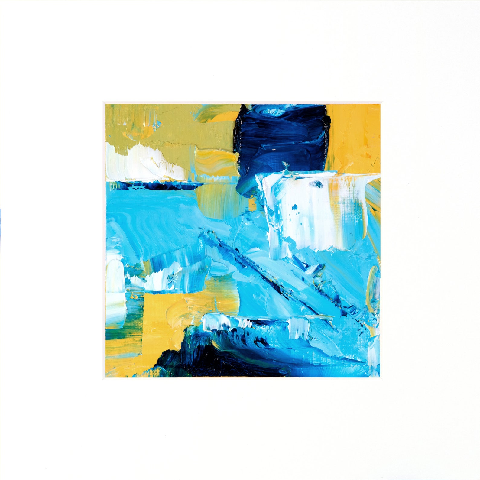 Abstract Landscape 2 Oil Painting Square Format Included - Etsy