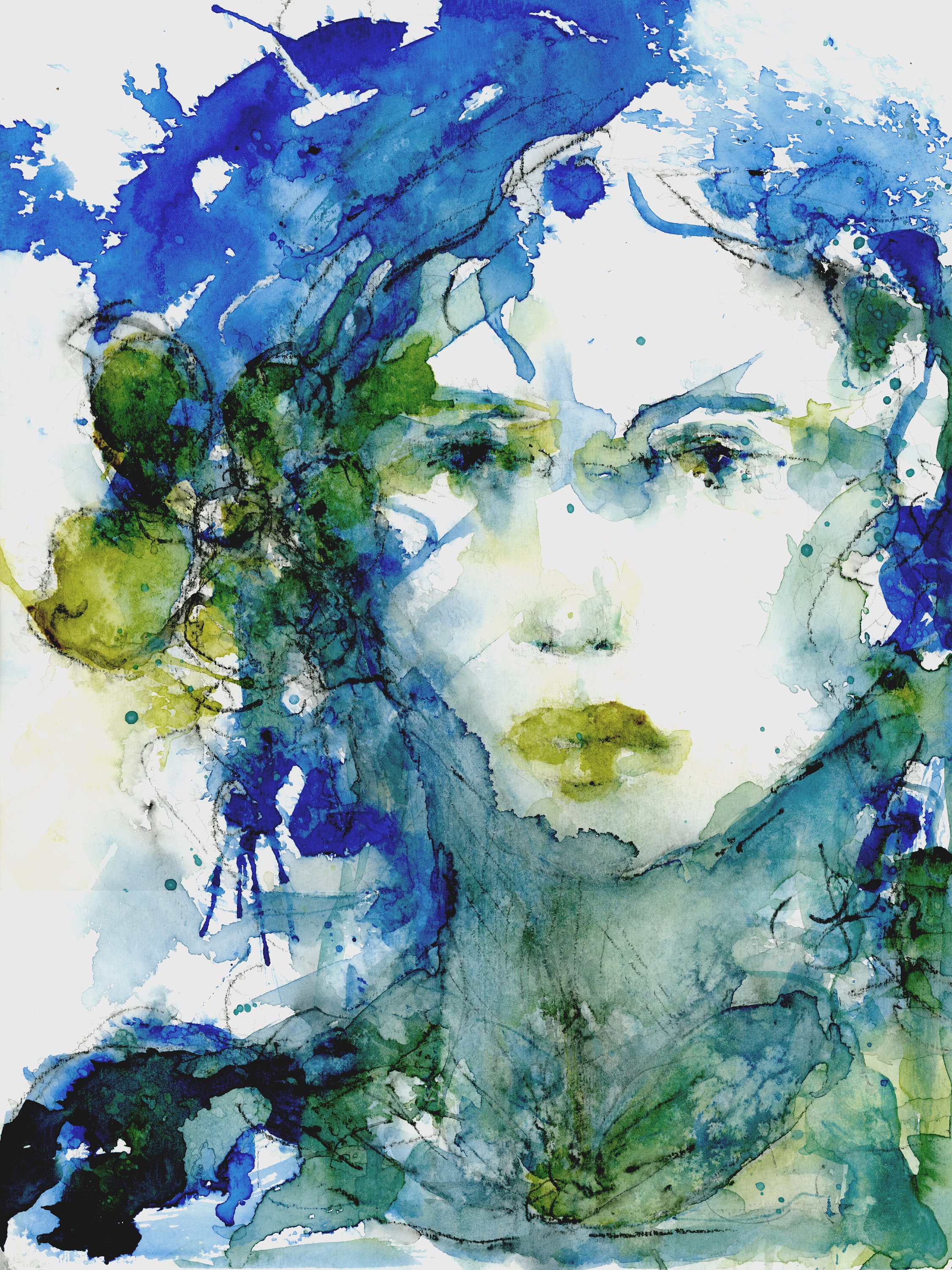 Self Portrait Painting Expressive