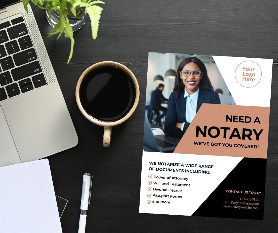 Notary Marketing Flyer Templates and Instagram Posts Bundle| Loan ...