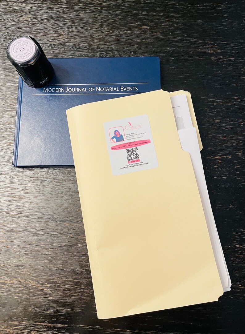 Notary Public Review Request Sticker Template | Google Review | QR Code ...