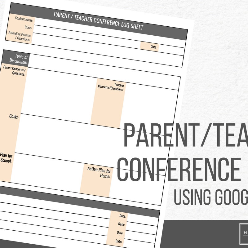 Parent Conference - Etsy