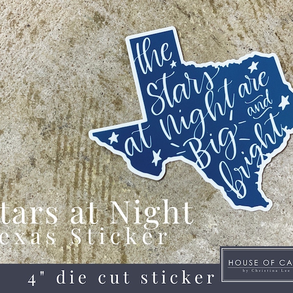 Texas Sticker - Etsy