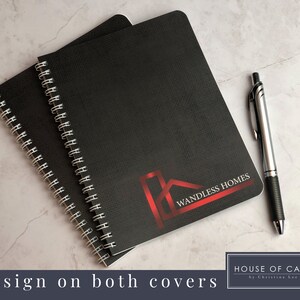 Custom Notebook With Your Logo - Etsy