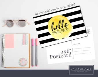 Welcome to My Class Happy Mail for Students Student Postcard Note From ...