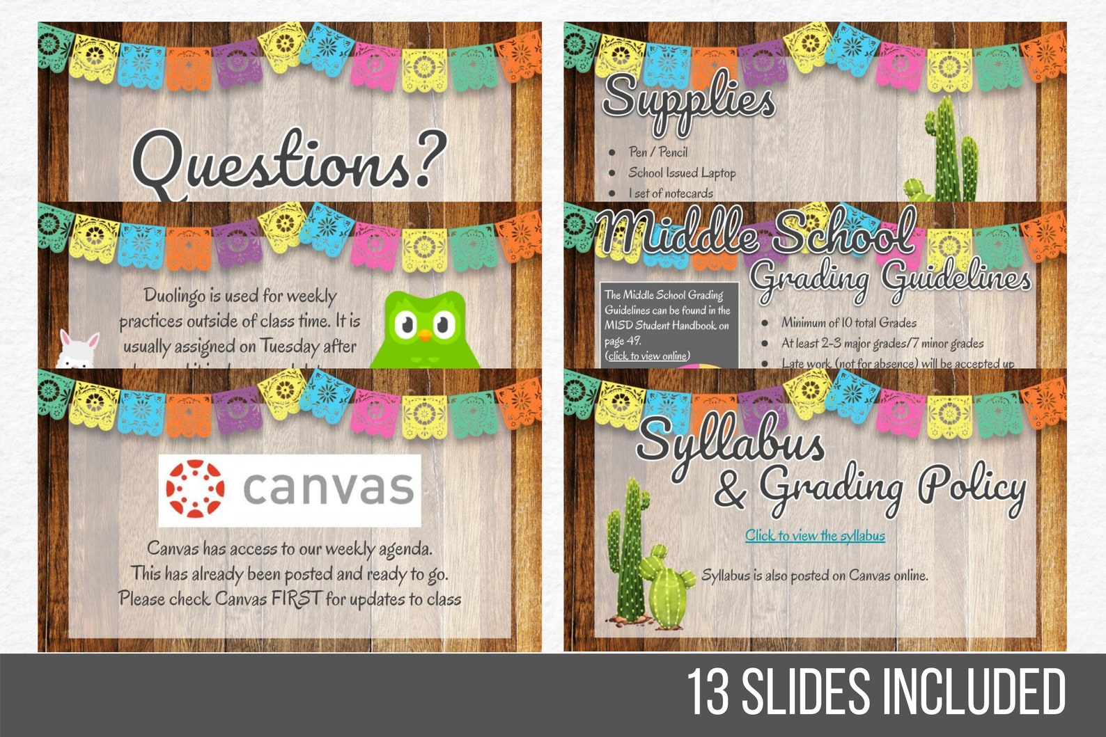 Virtual Meet the Teacher Presentation, Fiesta Presentation, Google ...