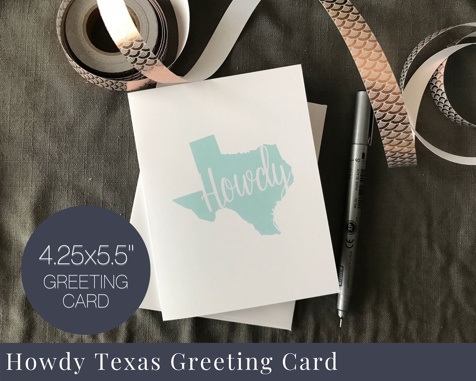 Texas Howdy Greeting Card - Etsy