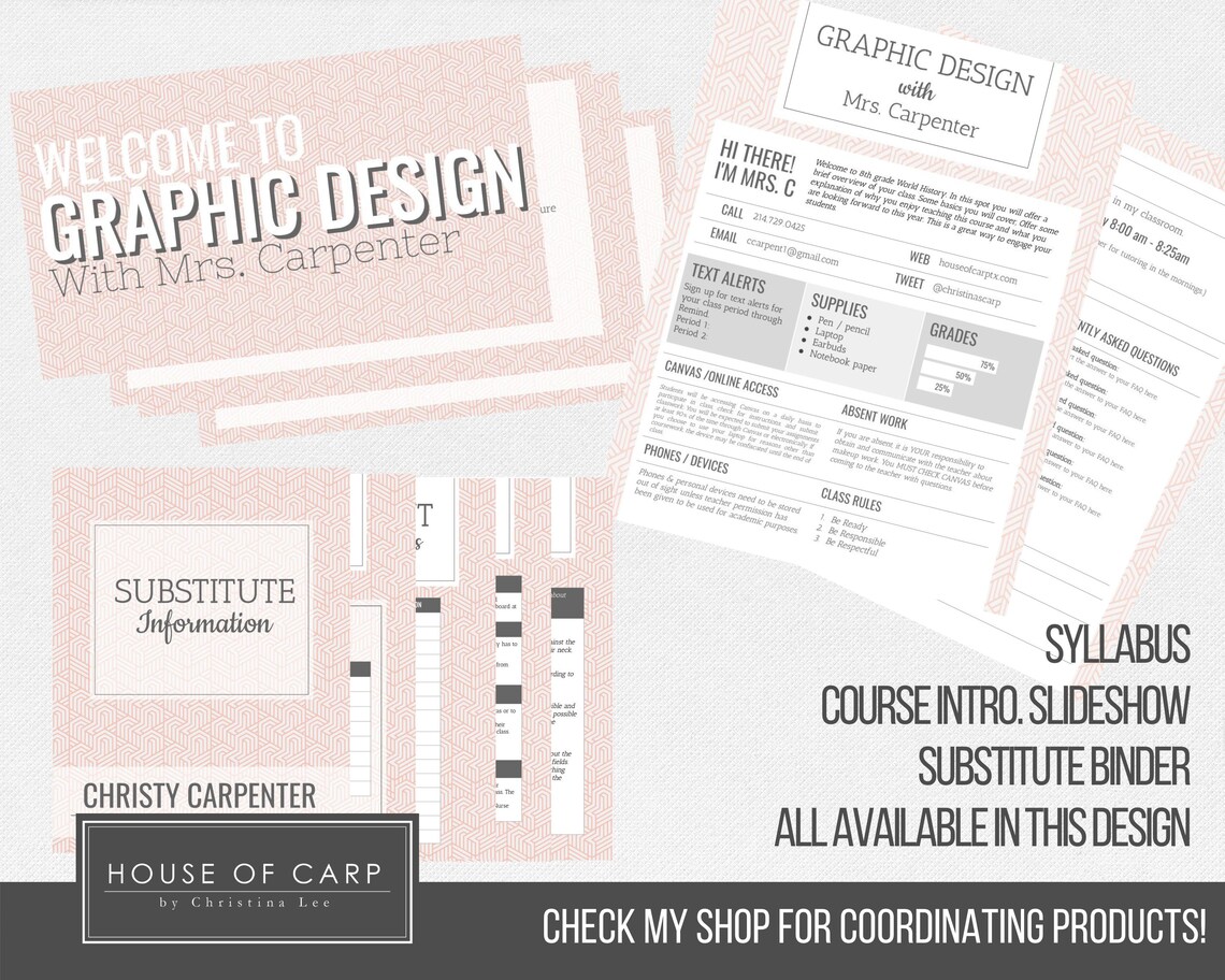 Sub Binder Template Using Google Slides - Etsy