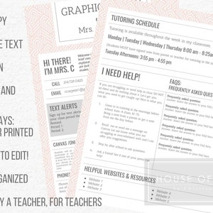 Editable Class Syllabus, Visual Syllabus Template, Templates for ...