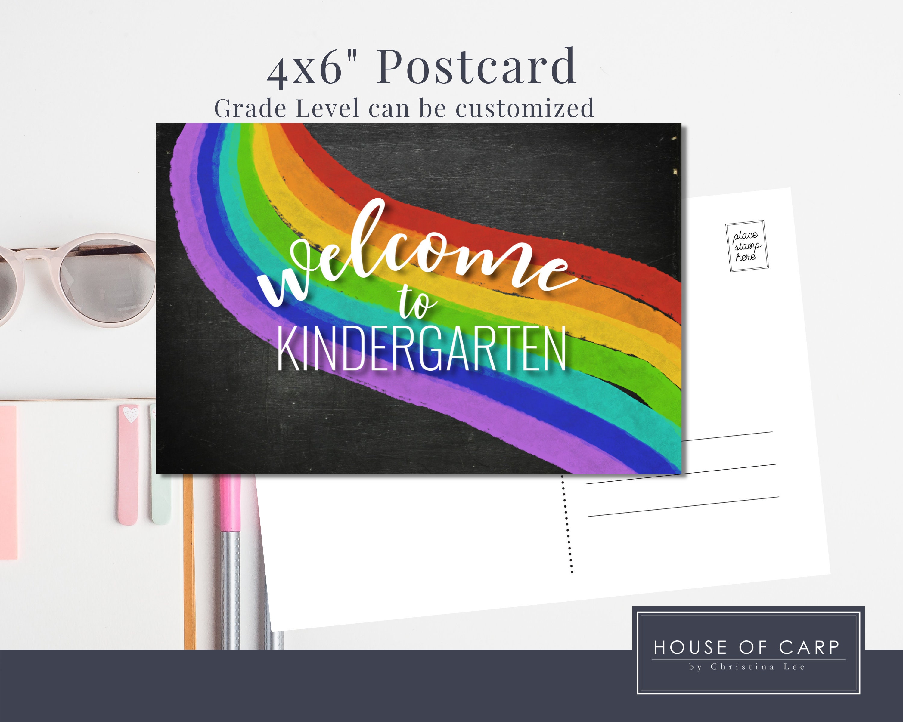 Back to School Student Postcard Welcome to My Class - Etsy