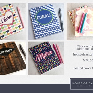 Personalized Custom Notebook, Teacher Gift or Easter Gift - Etsy