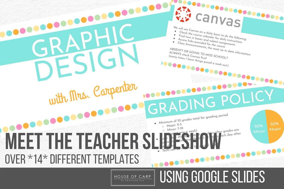 Virtual Meet the Teacher Presentation Back to School Slides - Etsy