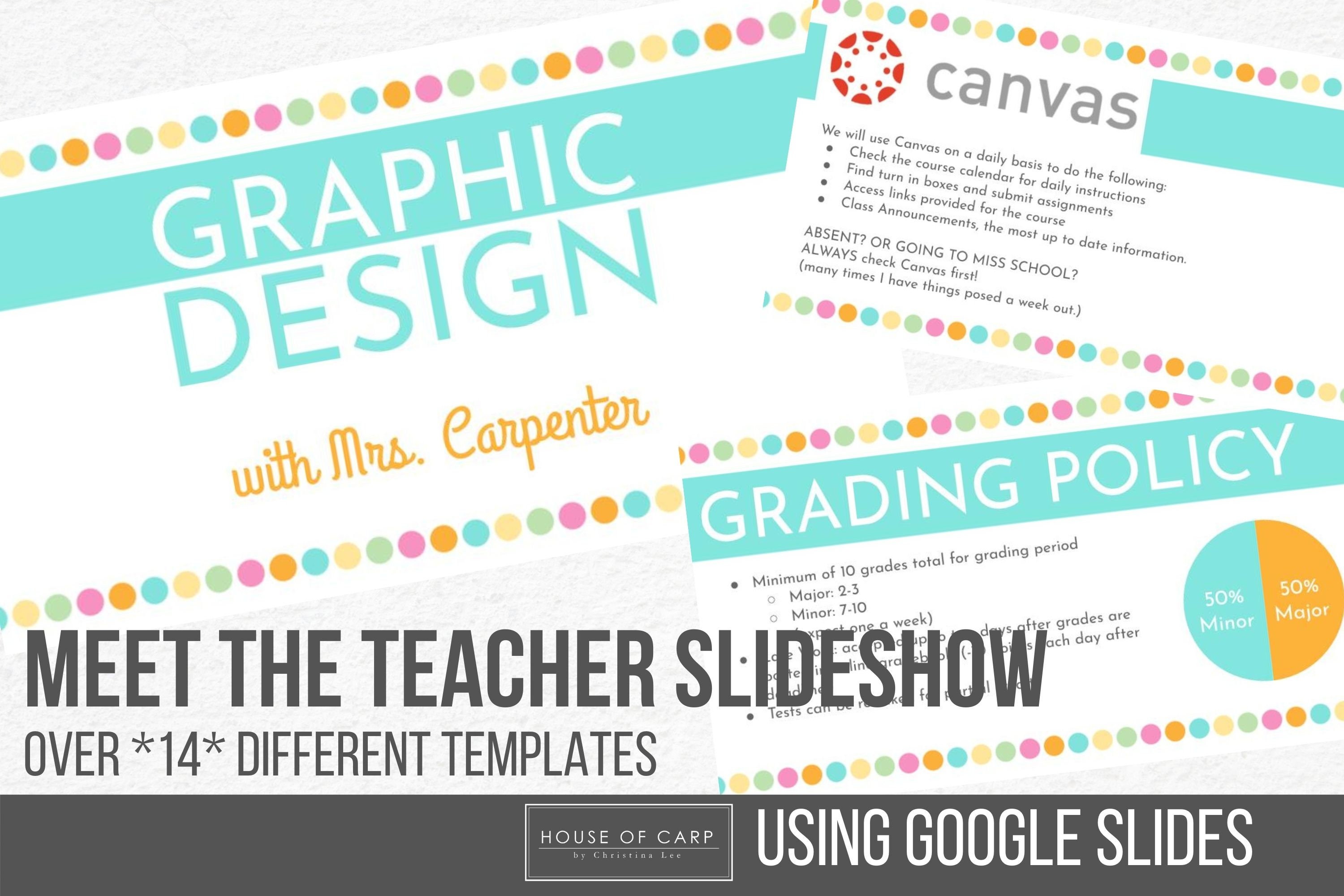 Virtual Meet the Teacher Presentation Back to School Slides - Etsy