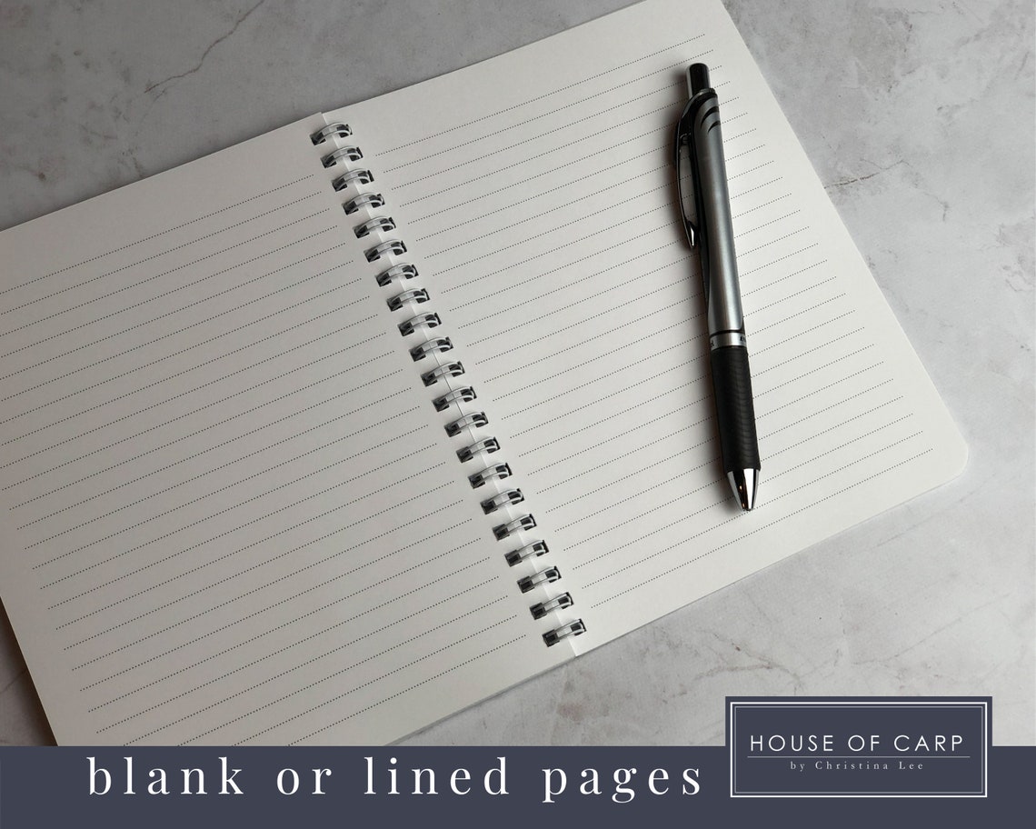 Personalized Custom Notebook Teacher Gift or Bridesmaid Gift - Etsy