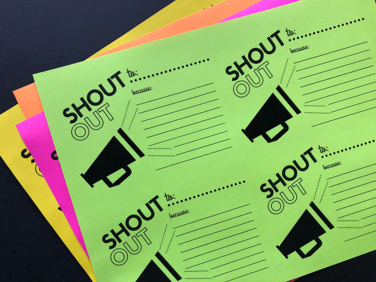 Shout Out Digital Printable - Etsy
