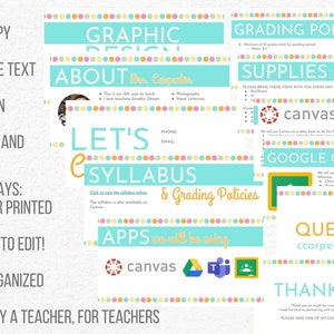 Virtual Meet the Teacher Presentation, Back to School Slides, Google ...