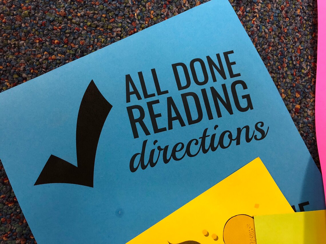 INSTANT DOWNLOAD: Testing Door Signs. State Testing Signs for | Etsy