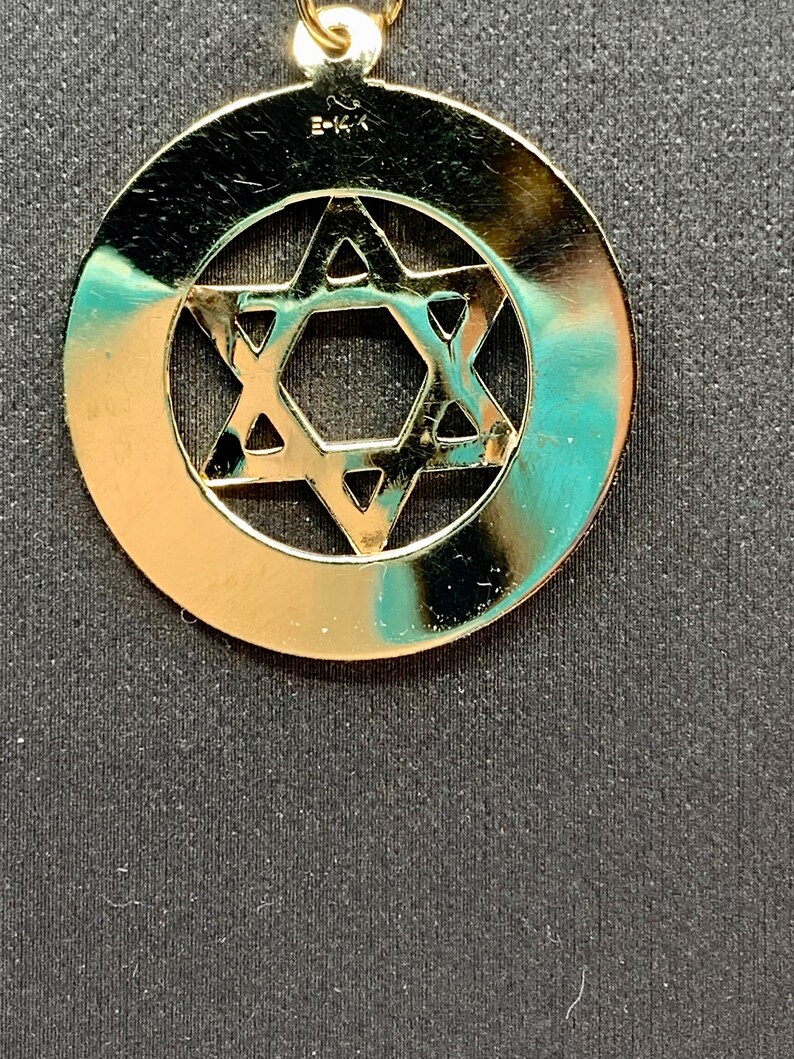 Bas Mitzvah Pendant 14k Gold - Etsy