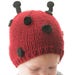 Little Ladybug Hat KNITTING PATTERN / Ladybug Hat Pattern / Ladybug ...