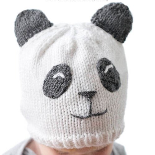 Baby Panda Hat KNITTING PATTERN / Panda Beanie / Panda Baby - Etsy