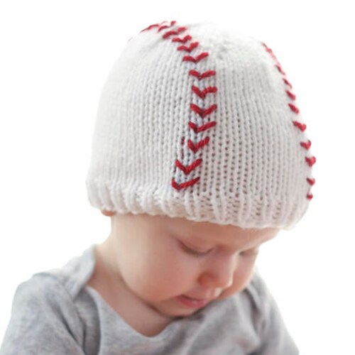 Baby Baseball Hat KNITTING PATTERN / Baseball Hat Pattern / - Etsy