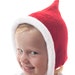 Santa Pixie Bonnet KNITTING PATTERN / Santa Bonnet Pattern / Santa Pattern / Baby Bonnet ...