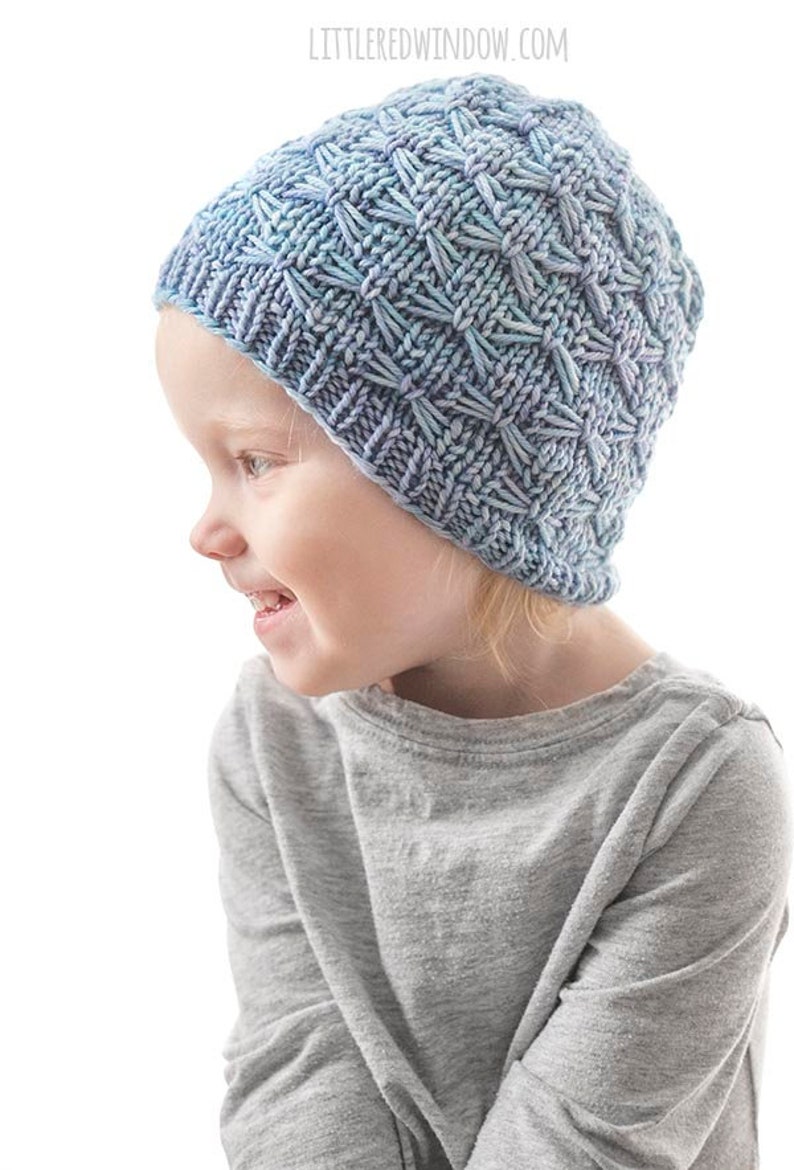 Butterfly Stitch Hat KNITTING PATTERN /butterfly Pattern / Baby ...