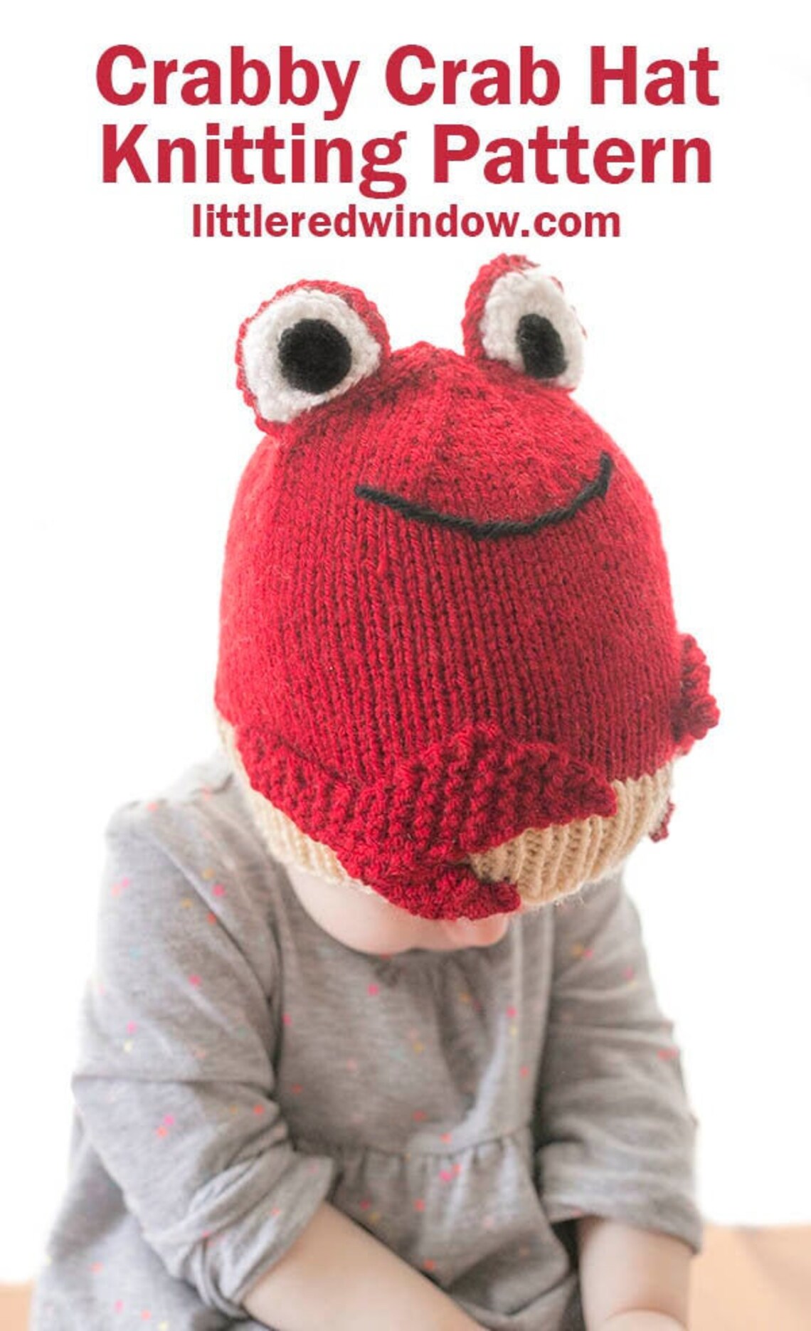 Crab Hat KNITTING PATTERN / Crab Knitting Pattern / Nautical Nursery ...
