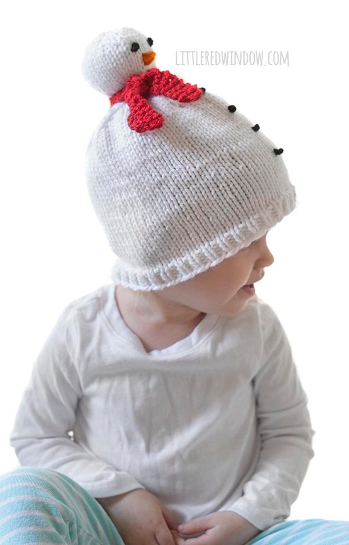 Snowman Hat KNITTING PATTERN / Snowman Pattern / Newborn | Etsy