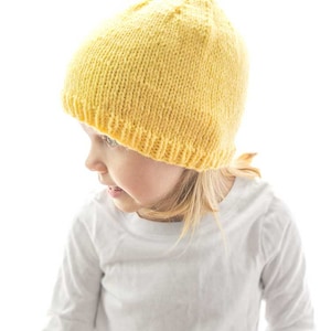 Lemon Hat KNITTING PATTERN / Knit Lemon Hat Pattern / Lemon Hat Pattern ...