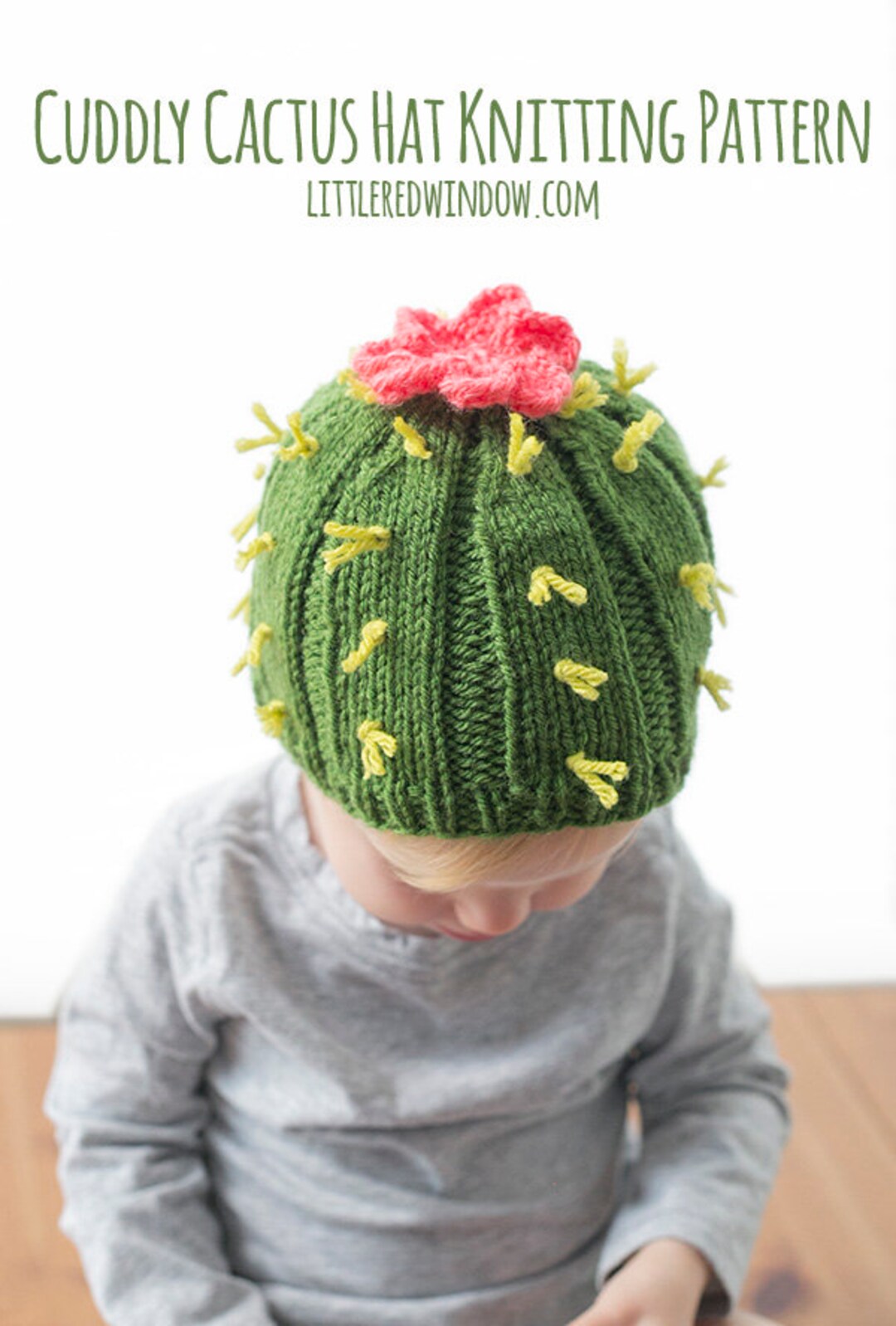 Cuddly Cactus Hat KNITTING PATTERN / Knit Cactus Pattern / - Etsy