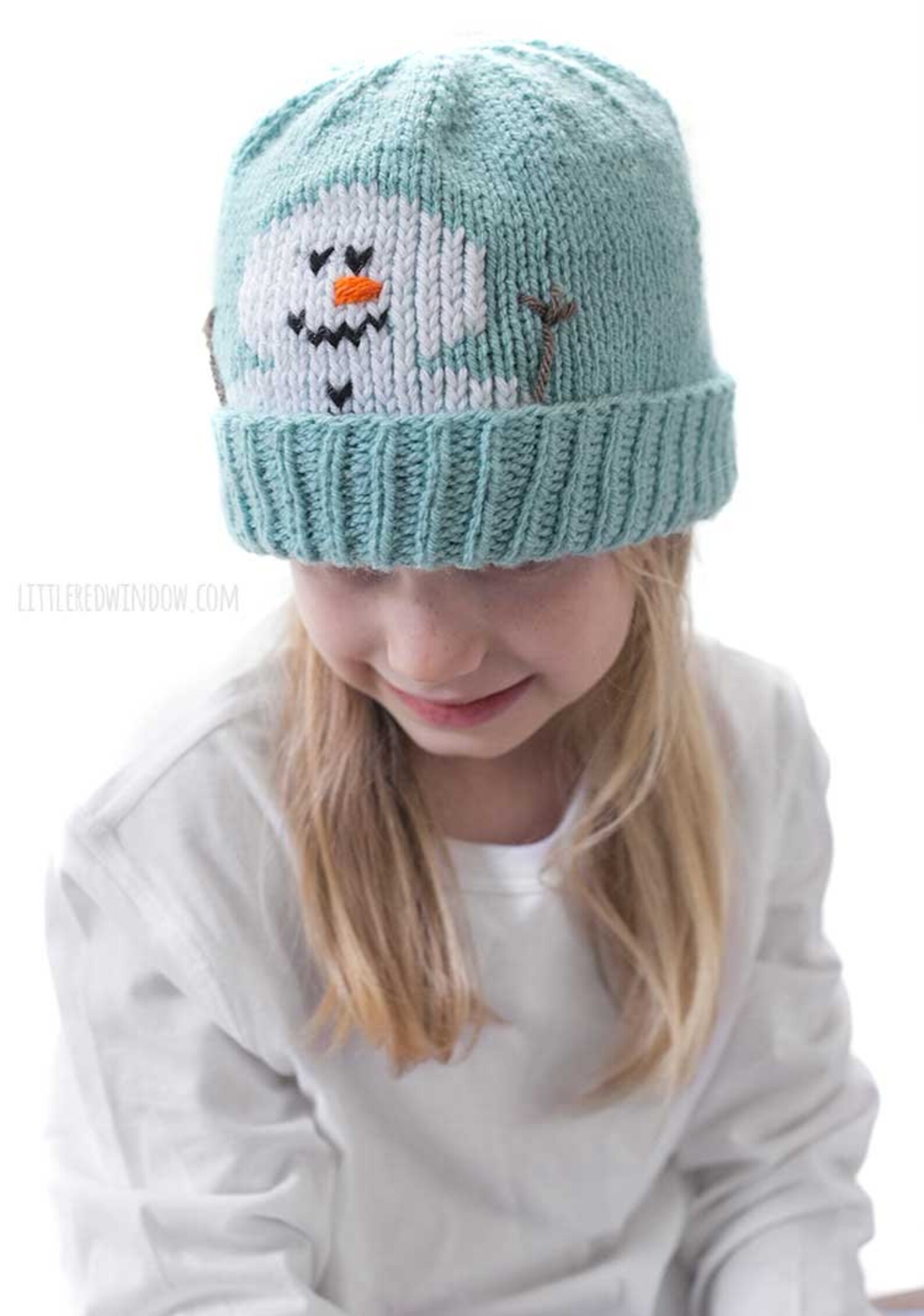 Silly Snowman Hat KNITTING PATTERN / Snowman Pattern / Snowman Knitting ...