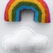 Cloud & Rainbow KNITTING PATTERNS / Knit Rainbow Pattern / Knit Cloud ...