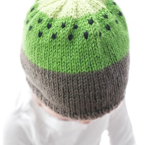 Kiwi Hat KNITTING PATTERN / Knit Kiwi Hat Pattern / Summer Knit Hat ...