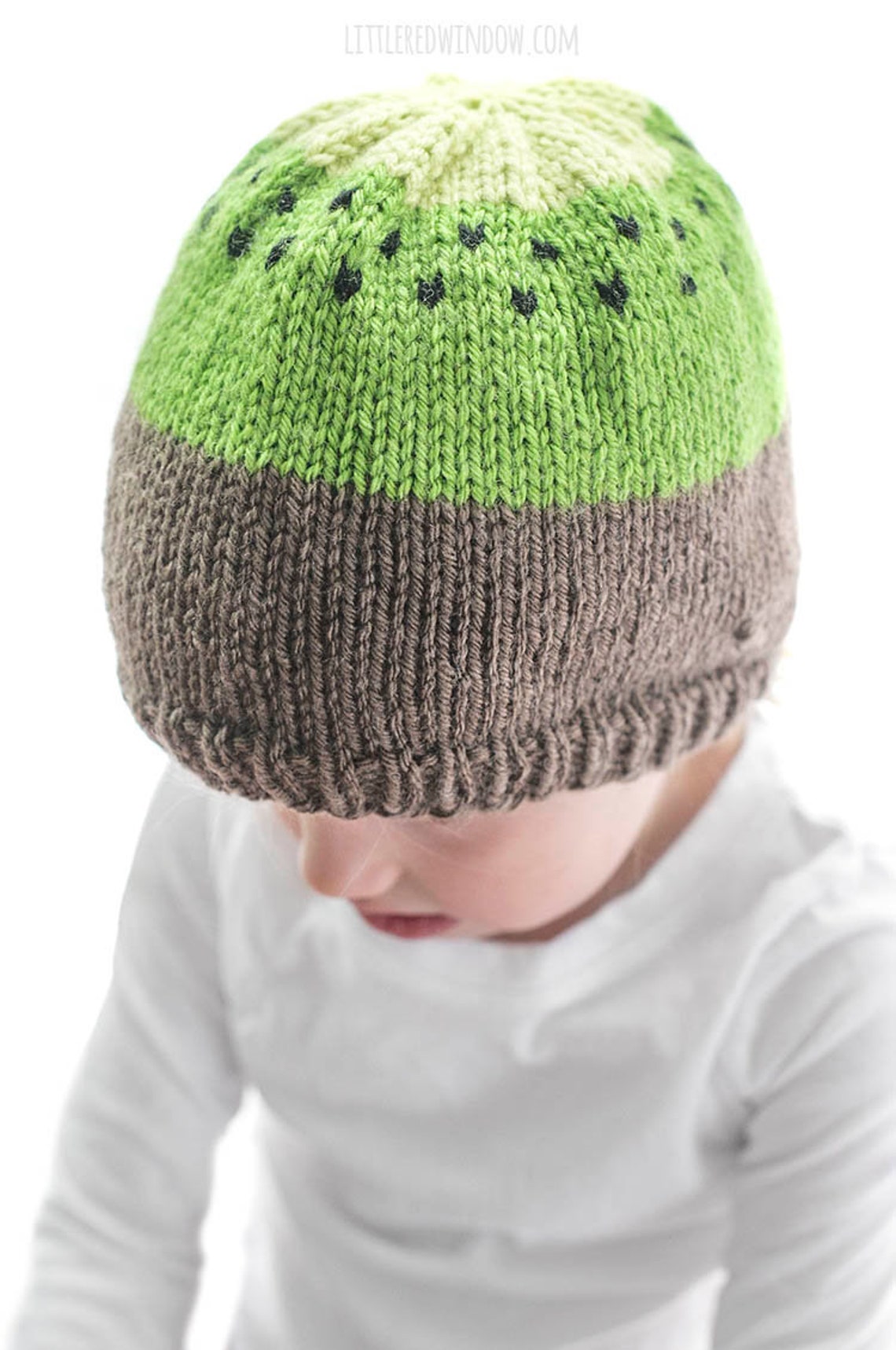 Kiwi Hat KNITTING PATTERN / Knit Kiwi Hat Pattern / Summer - Etsy