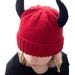 Devil Hat KNITTING PATTERN / Devil Hat Pattern / Knit Devil Hat / Devil ...