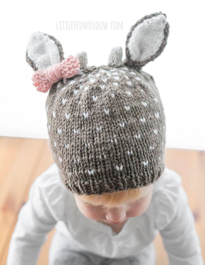 Little Deer Hat KNITTING PATTERN / Baby Girl Deer Hat / Baby - Etsy Canada