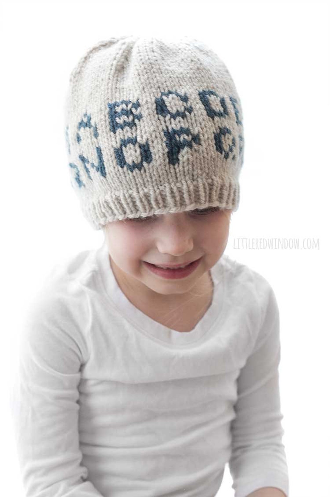 ABC Alphabet Hats KNITTING PATTERN / Back to School Knitting Pattern ...