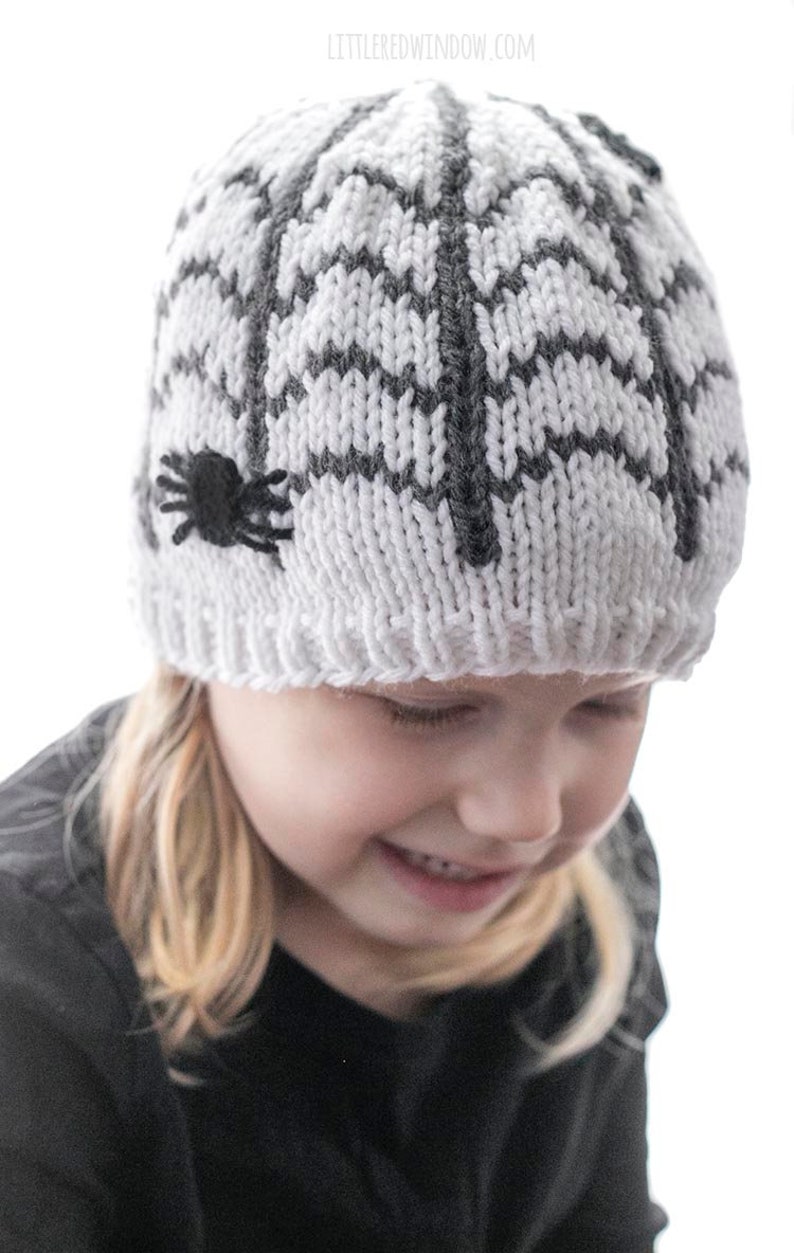 Spiderweb Hat KNITTING PATTERN / Halloween Spiderweb Pattern / - Etsy